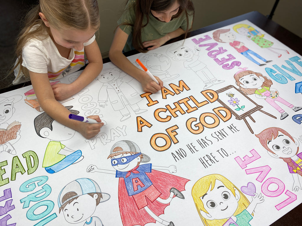 Big Faith, Big Fun: Giant Child of God Coloring Sheeet! – cherrycreeklane
